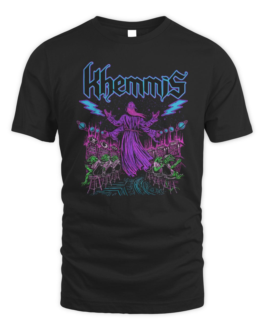 Night Shift Merch Khemmis - Casino Wizard Shirt