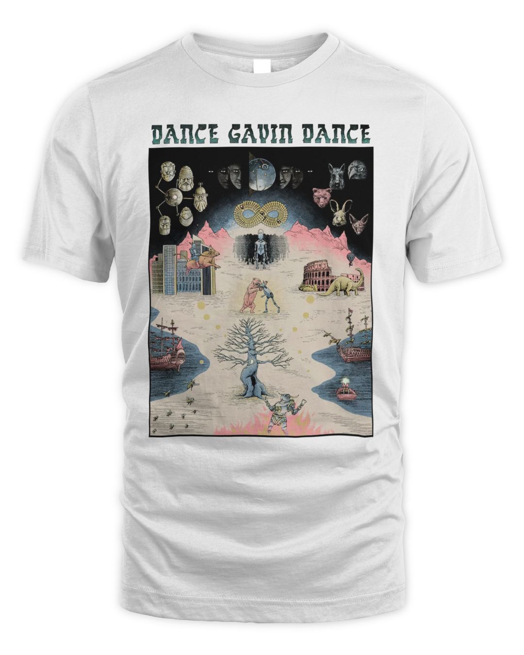 Dance Gavin Dance Merch Alternate Reality Map Shirt | Kranir