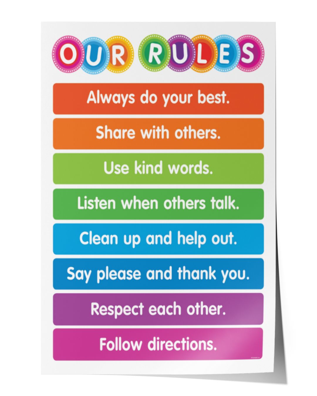 Color Your Classroom Class Rules